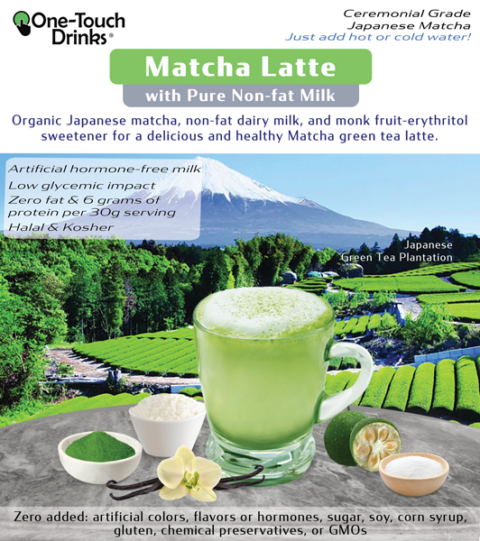 Matcha Latte by One-Touch Drinks | One-Touch Drinks
