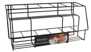 Syrup Bottle Wire Rack by Monin | One-Touch Drinks