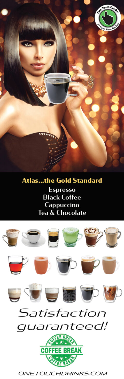 Vending Machine Wraps- Espresso, Tea & Chocolate | One-Touch Drinks